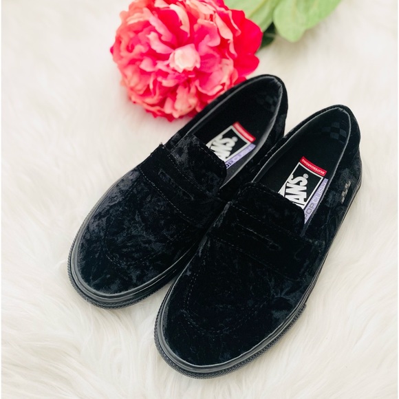 Vans | Shoes | Vans Skate Style 53 Velvet Loafer Sneakers | Poshmark